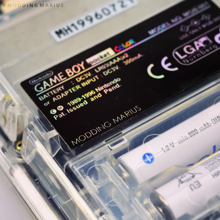 Game Boy Pocket color – Modding Marius