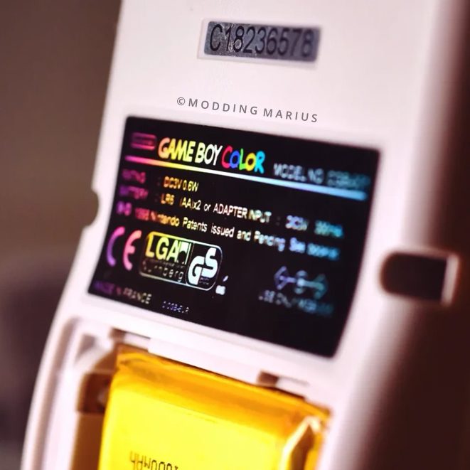 Game Boy Color – Modding Marius